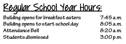 School Hours - Elementary Home - Milaca Public Schools